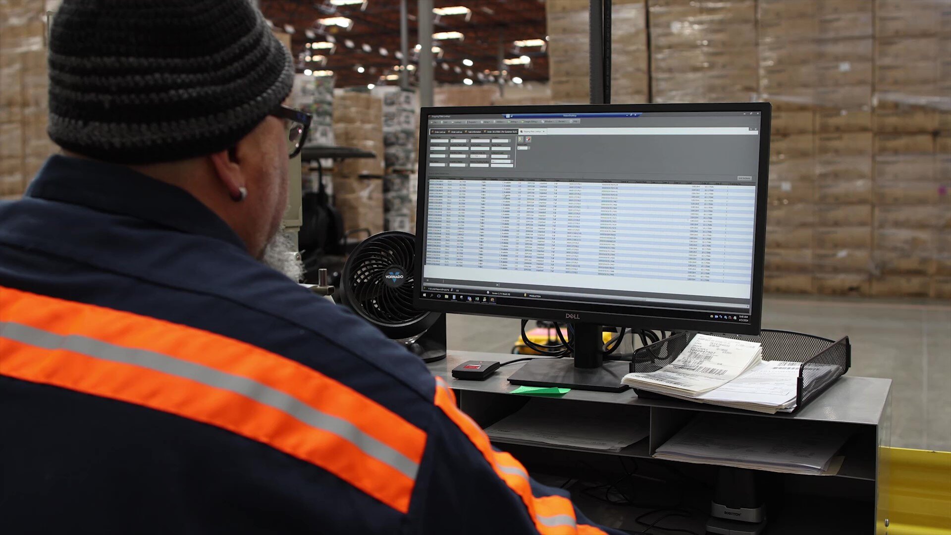 Temperature-controlled warehousing