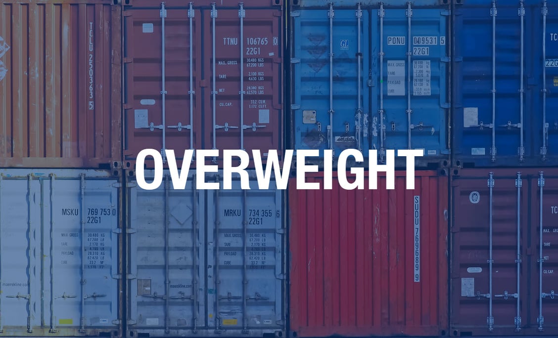 Ship overweight to combat high container shipping rates